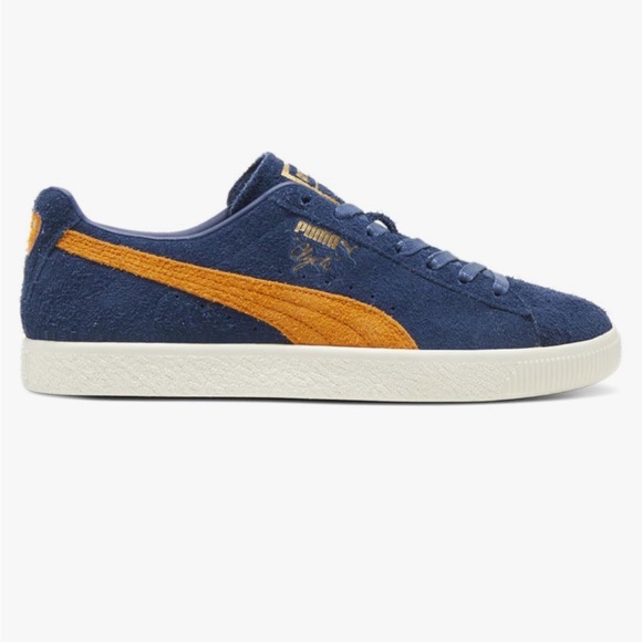 Puma | Shoes | Puma Clyde Og Persian Blue Orange Brick Size 75 Mens ...